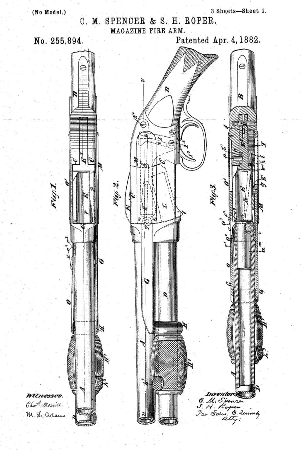History of the Spencer Shotgun. Part 3 of 3, Model differences ...