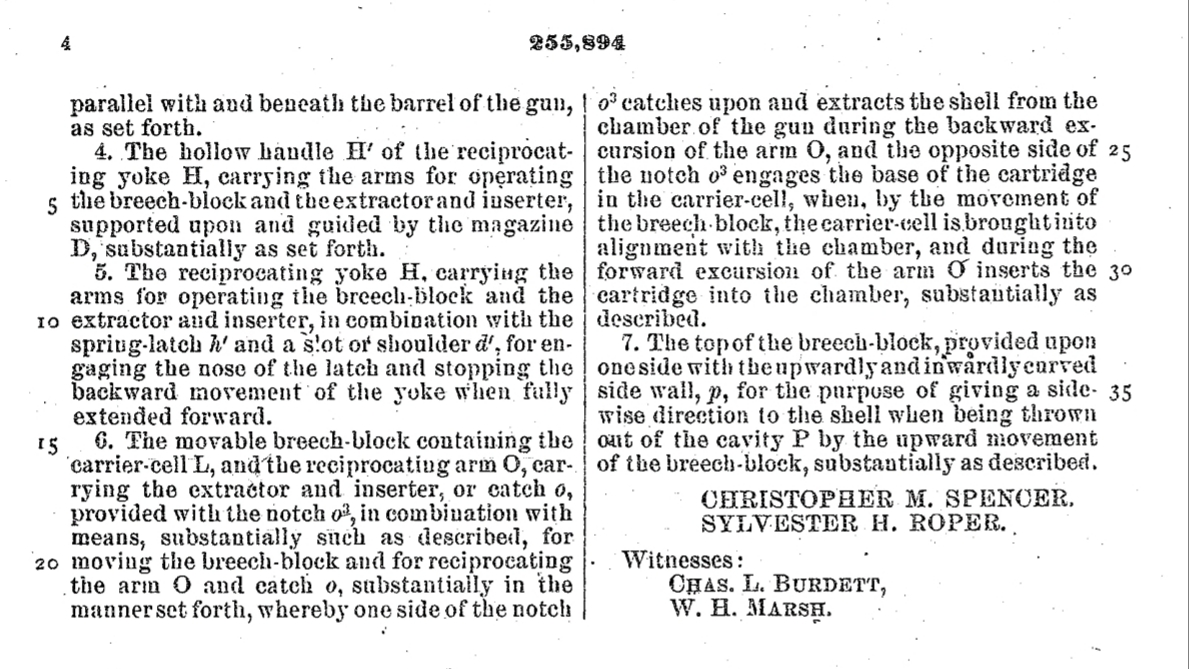 History of the Spencer Shotgun. Part 3 of 3, Model differences ...